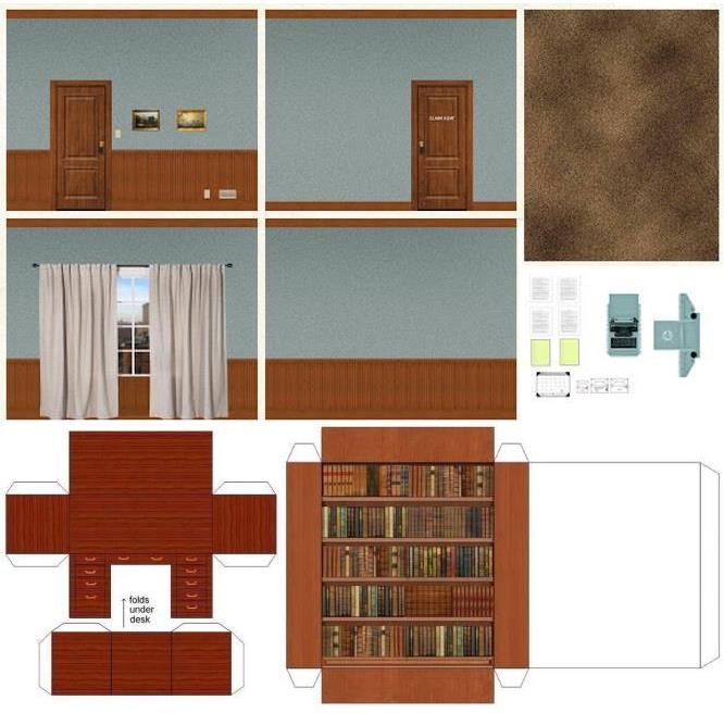 Minecraft Papercraft Furniture