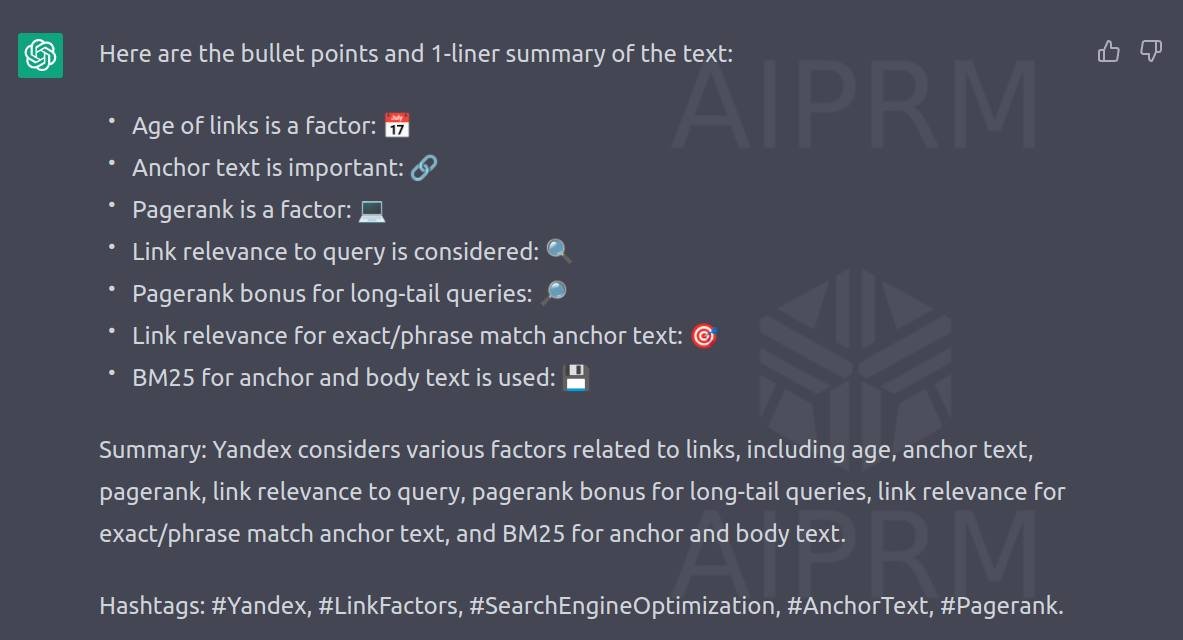 AIPRM Corp on Twitter: "From the new 0.1.1.28 release we show an AIPRM watermark in the output ...