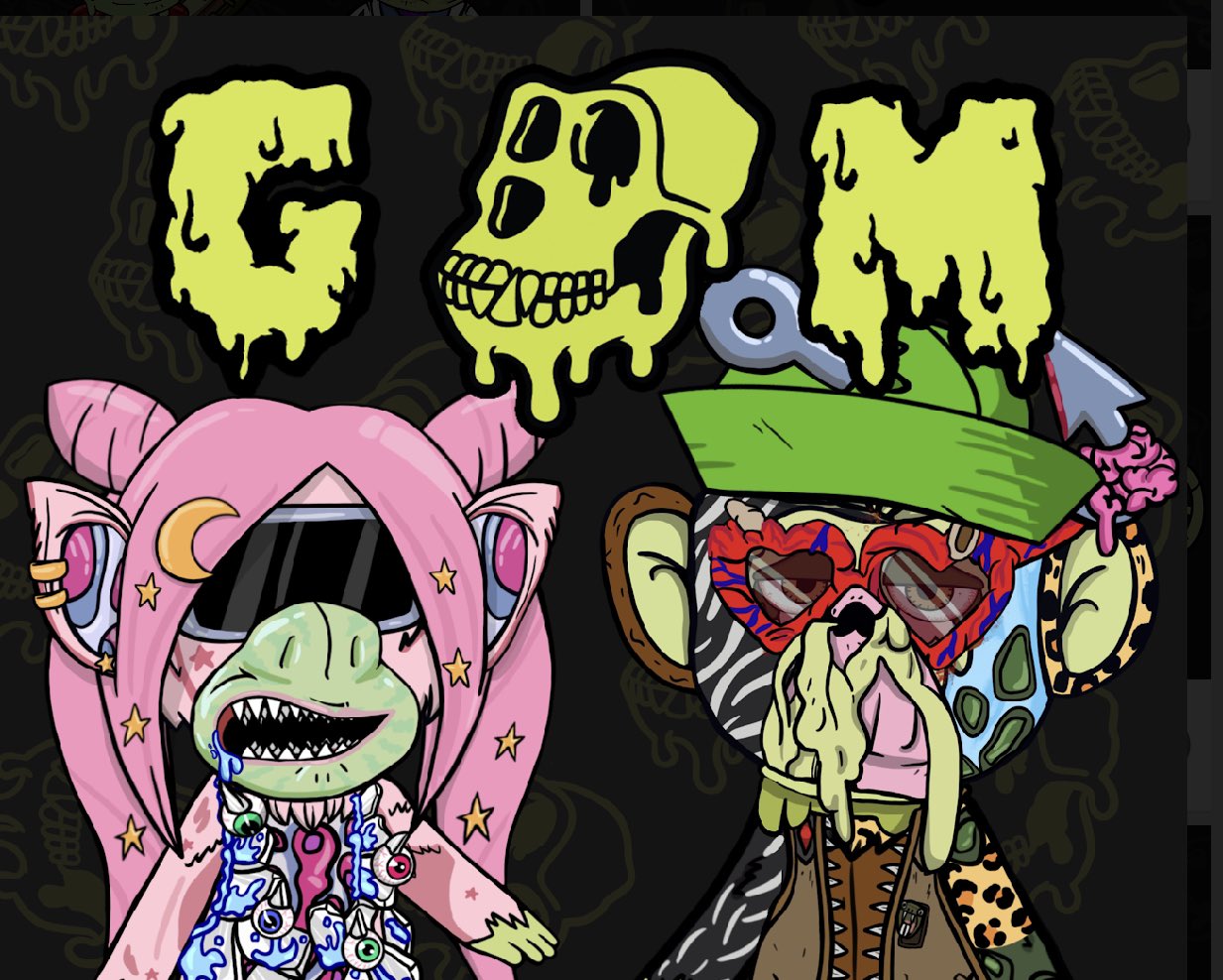 Drop Dead Logo Monster