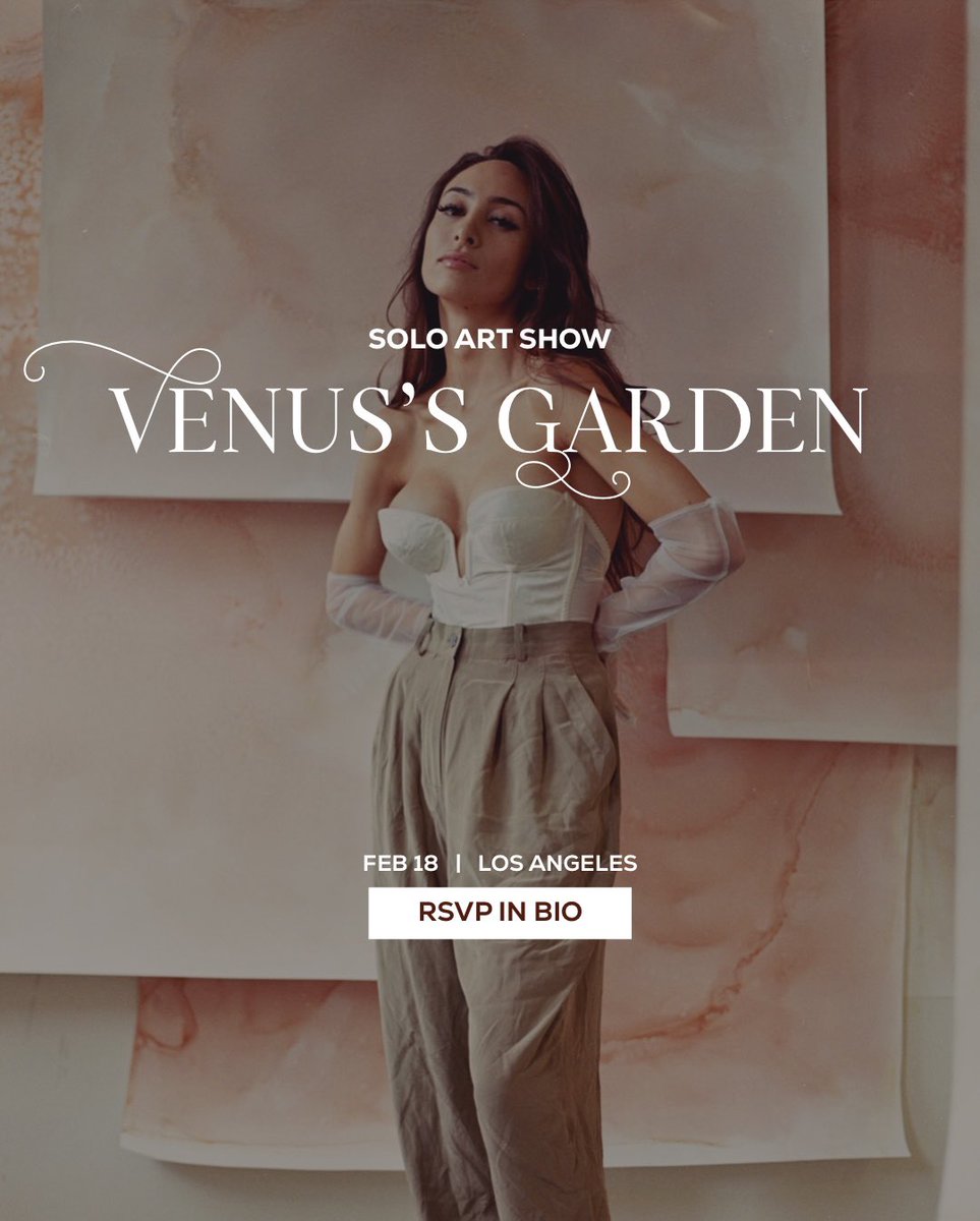 Kim Rose on Twitter: "Gm I’m excited to announce my first solo art show “Venus’s Garden” Feb ...