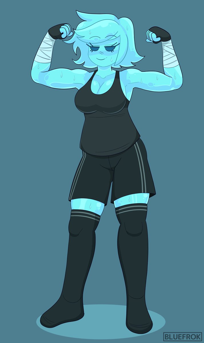 Bluefrok ( Comm. Closed ) on Twitter: "Reine (Slime Girl)"