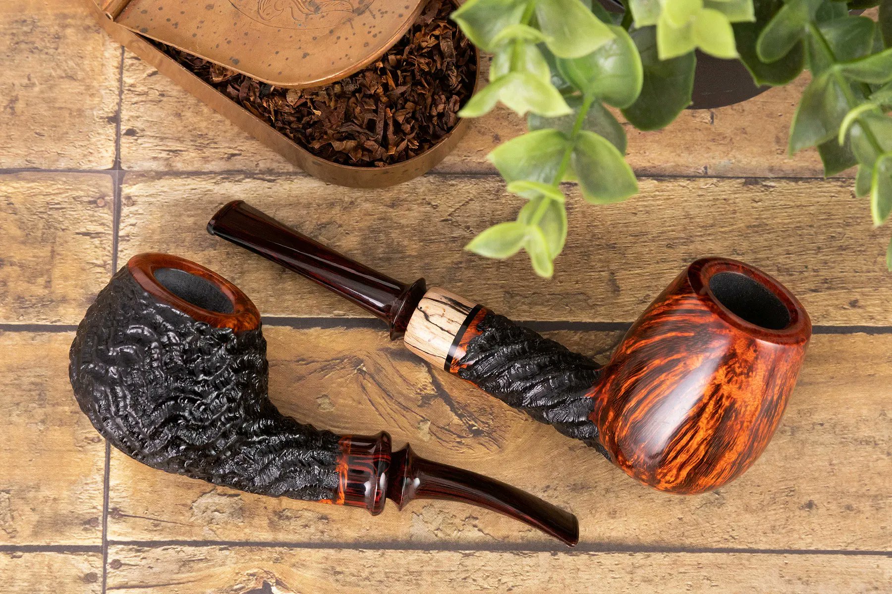 Smokingpipes.com on Twitter: "Three new pipes today from Mike Sebastian Bay include a partially ...