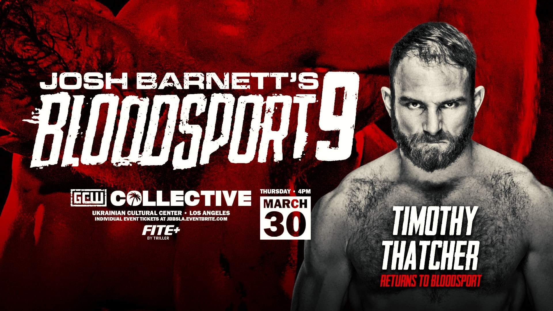 GameChangerWrestling on Twitter: "*BLOODSPORT 9 UPDATE* Just Signed: TIMOTHY THATCHER returns to ...