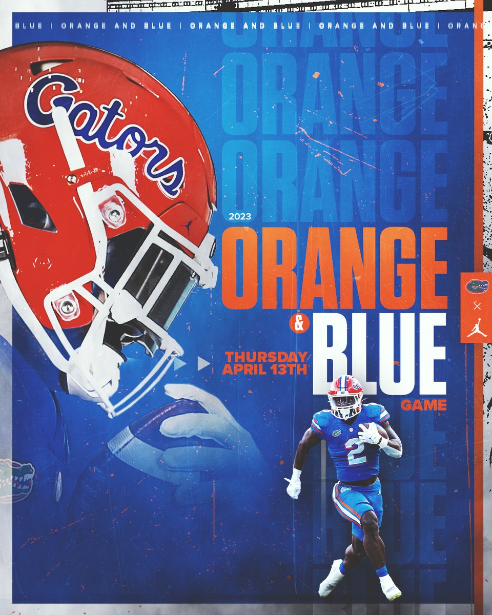 Orange And Blue Football Background