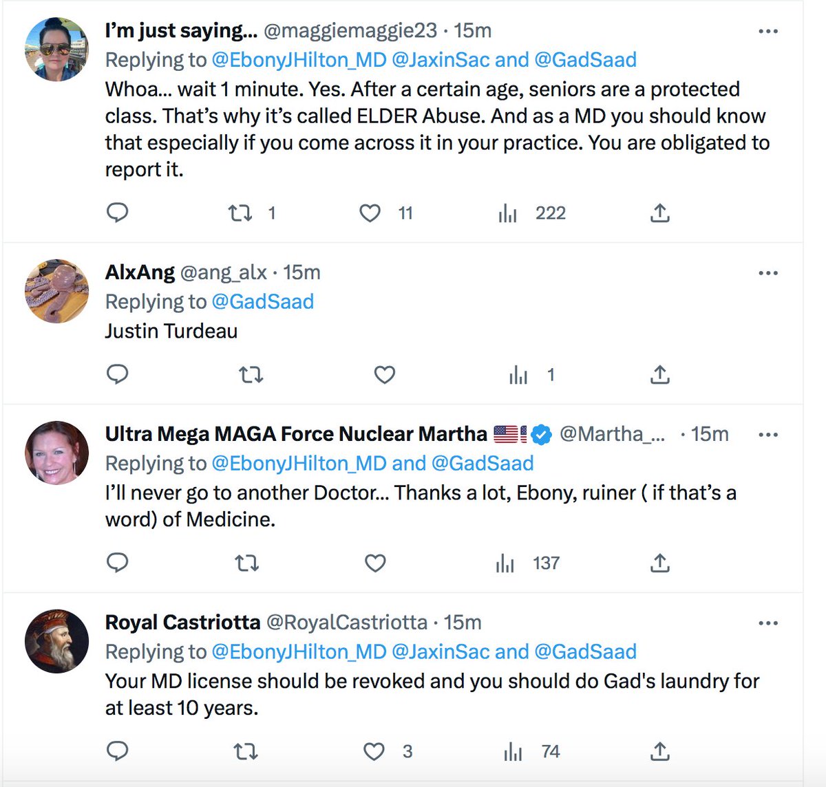 Gad Saad on Twitter: "Well, I did take a few telling screenshots. Enjoy. I'm sure that I can ...