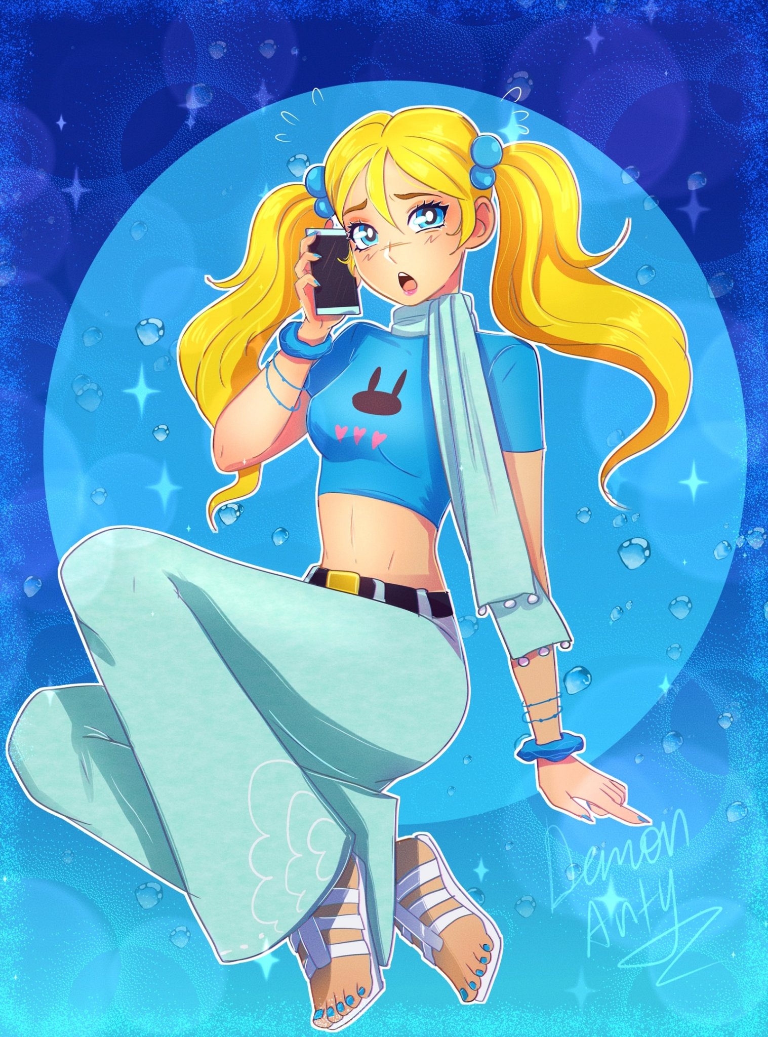 Spongebob As A Human Anime Girl