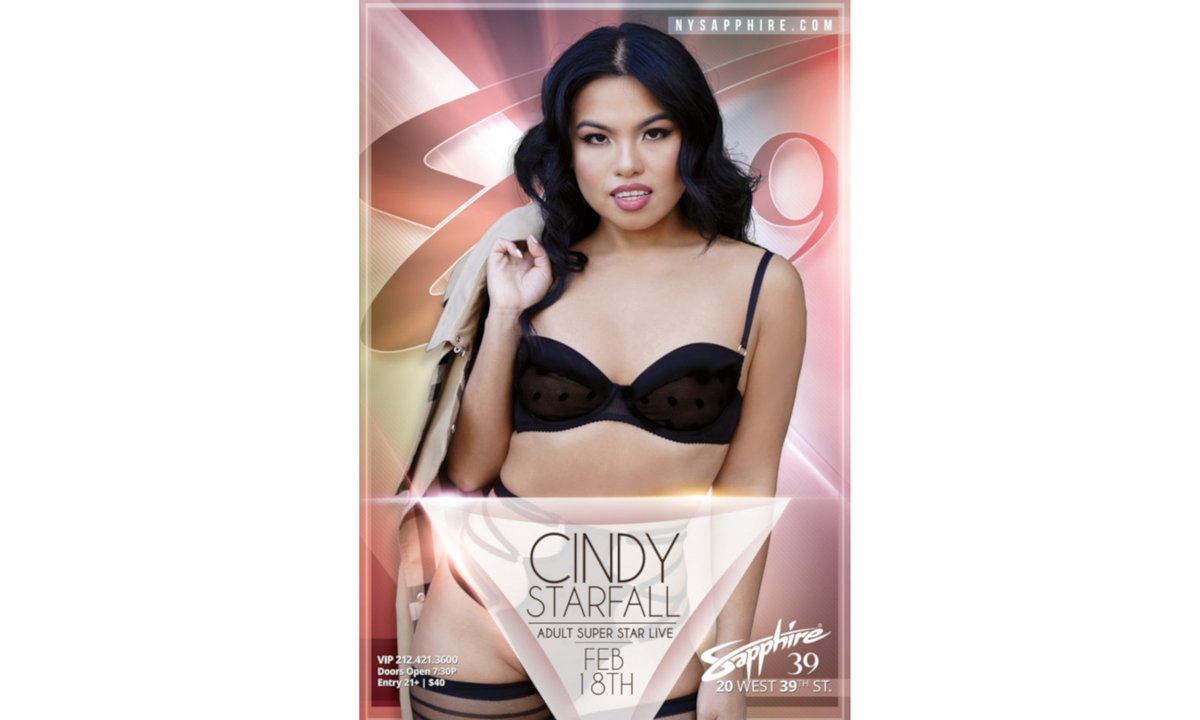 AVN Media Network on Twitter: "Cindy Starfall to Feature at New York's Sapphire 39 http://ow.ly ...