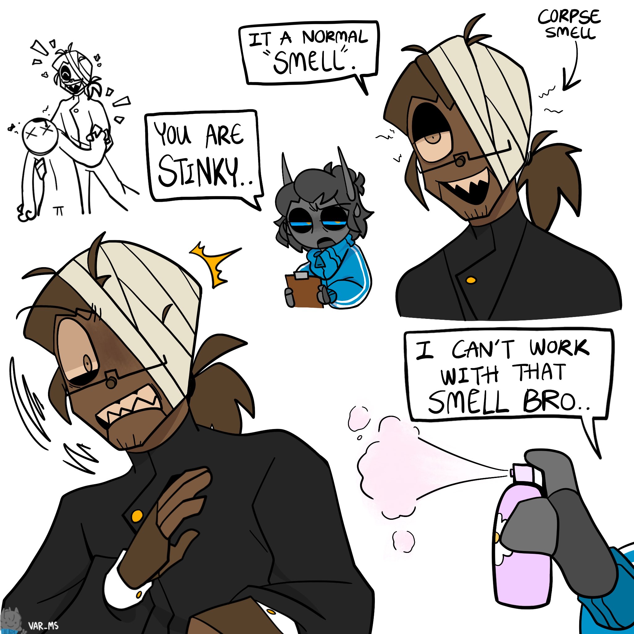 Var_Ms on Twitter: "All random comic ig😂😂 #DHMIS #DontHugMeImScared https://t.co/2Fn6BF5wtq ...