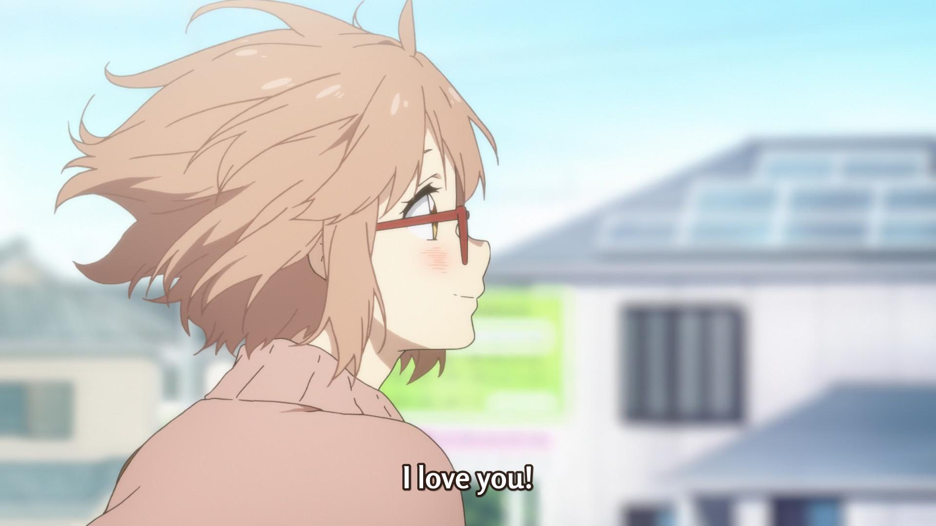 Anime Looking Up Side View