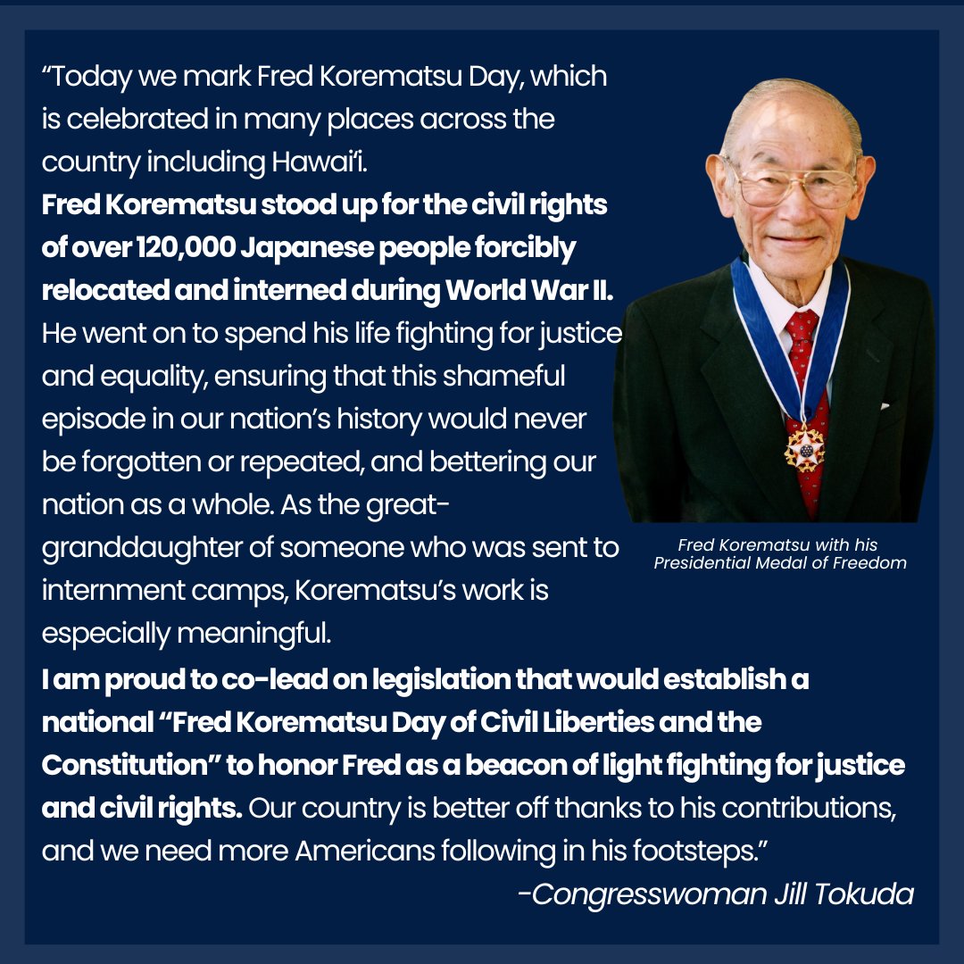 Fred Korematsu Medal Of Freedom