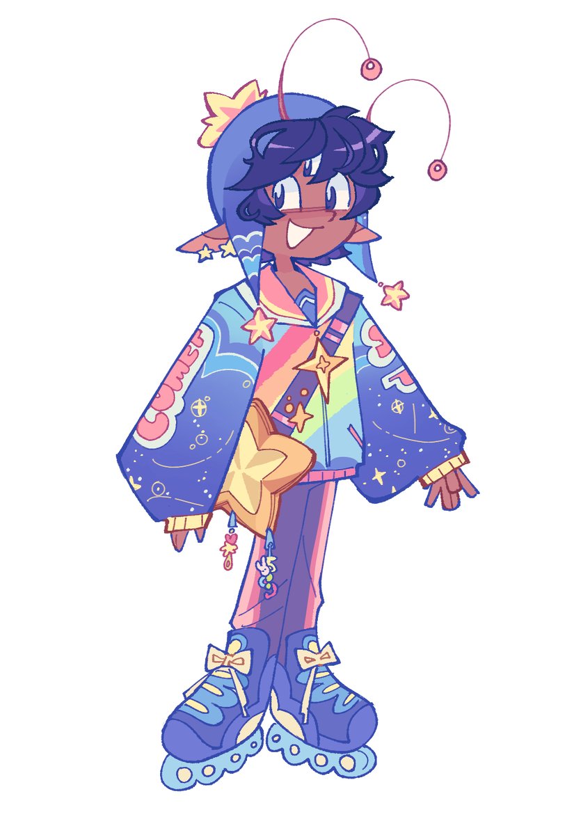 「design comm done for @Sparklebeebuzz ! W」|HoaxGhost👻のイラスト