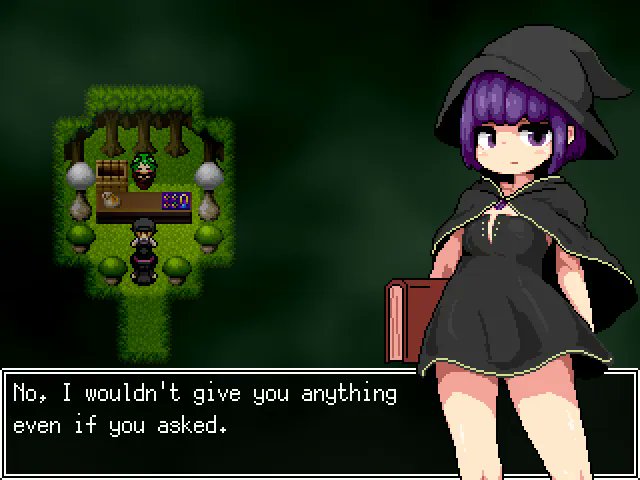 Kagura Games on Twitter: "Ouch. That hurts. Milky Quest II by Hack Dack Soft (@BlueHat_t) is now ...