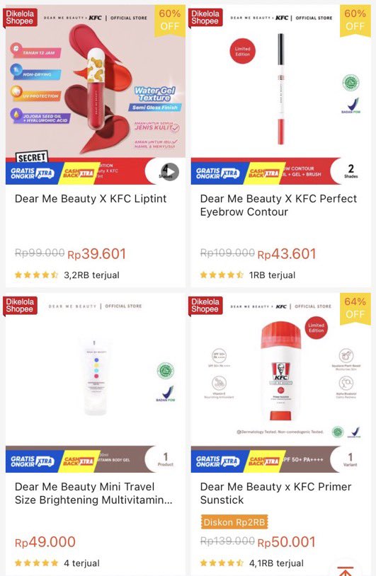 FESS on Twitter: "RT @AkuSukaRacun: Dear Me Beauty diskon up to 70% http://shope.ee/2pwNcQKbpI"