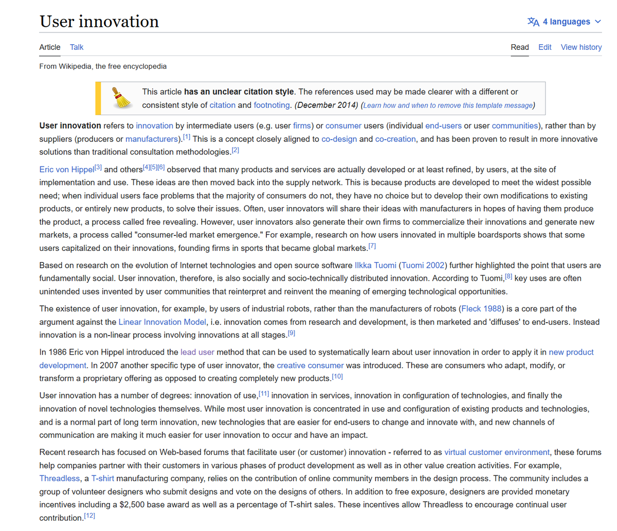 A hint of something big: I took a Wikipedia page on an obscure topic I ...