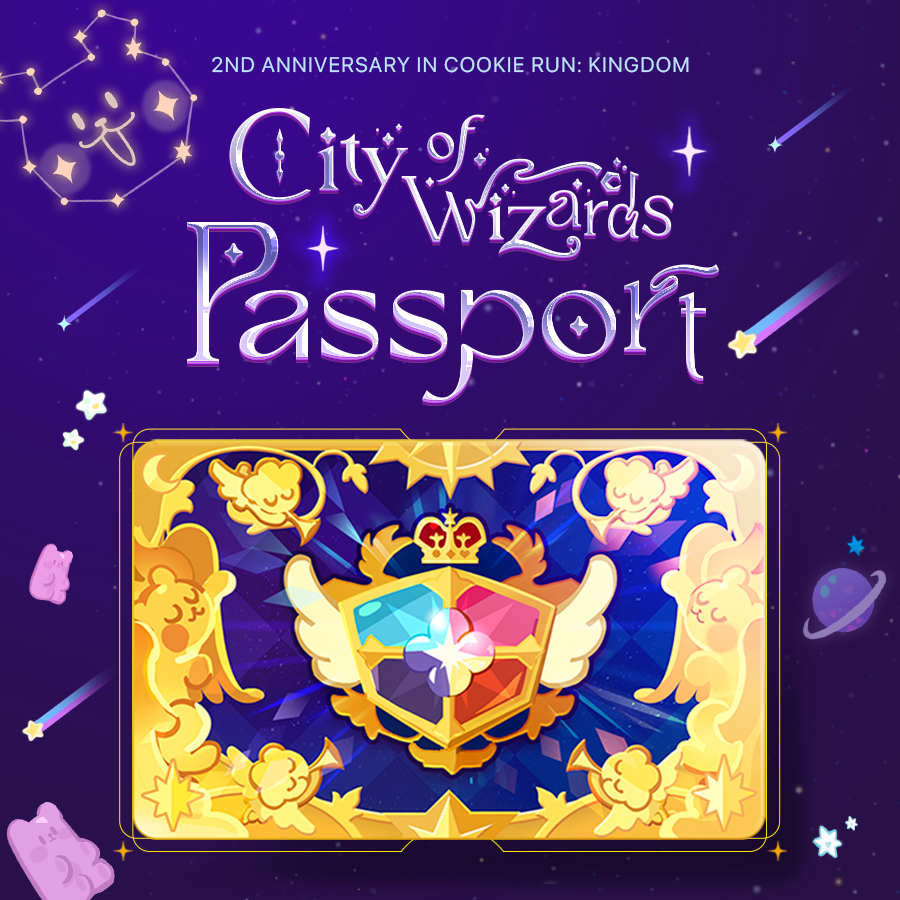 Cookie Run: Kingdom on Twitter: "🎉The City of Wizards Passport Event🎉 Visit Cookie Run: Kingdom ...