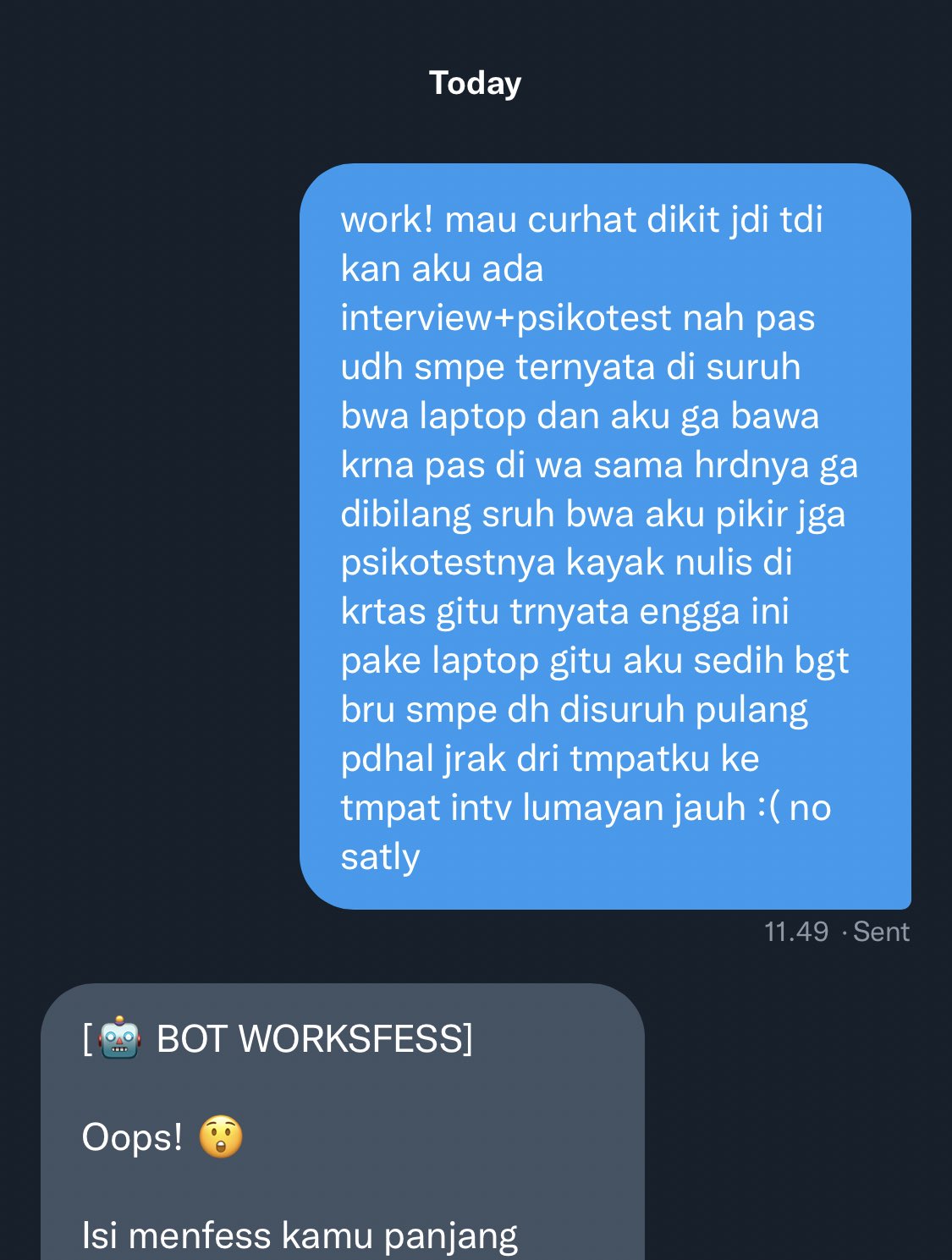 BACA RULES DI (bit.ly/worksfess) on Twitter: "work! cewe // nganggur mau cerita dikit https://t ...