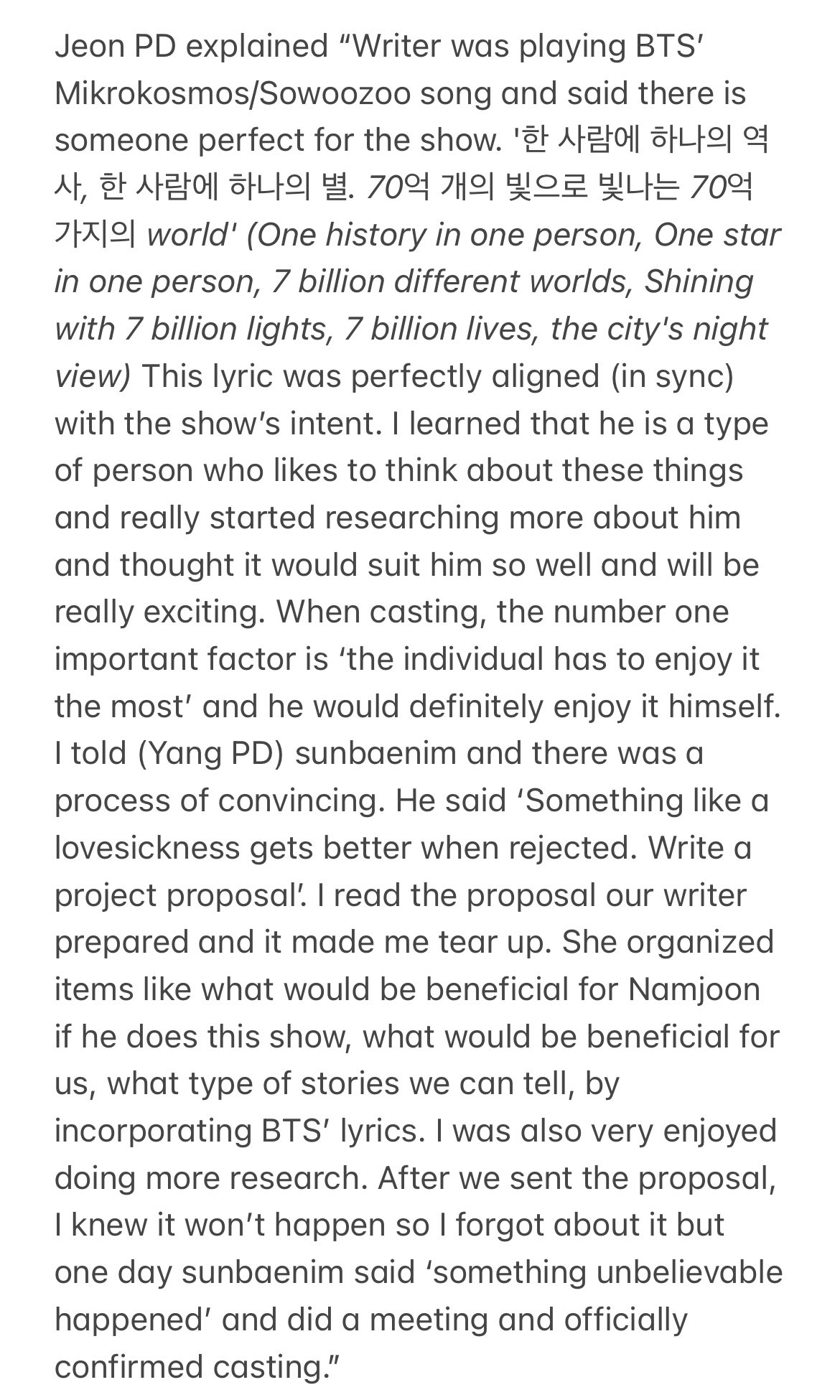 ᴠɪʙᴇ블리 •᷄ɞ•᷅ on Twitter: ""RM's preparedness → Surprised by his hosting skills, he is a person ...