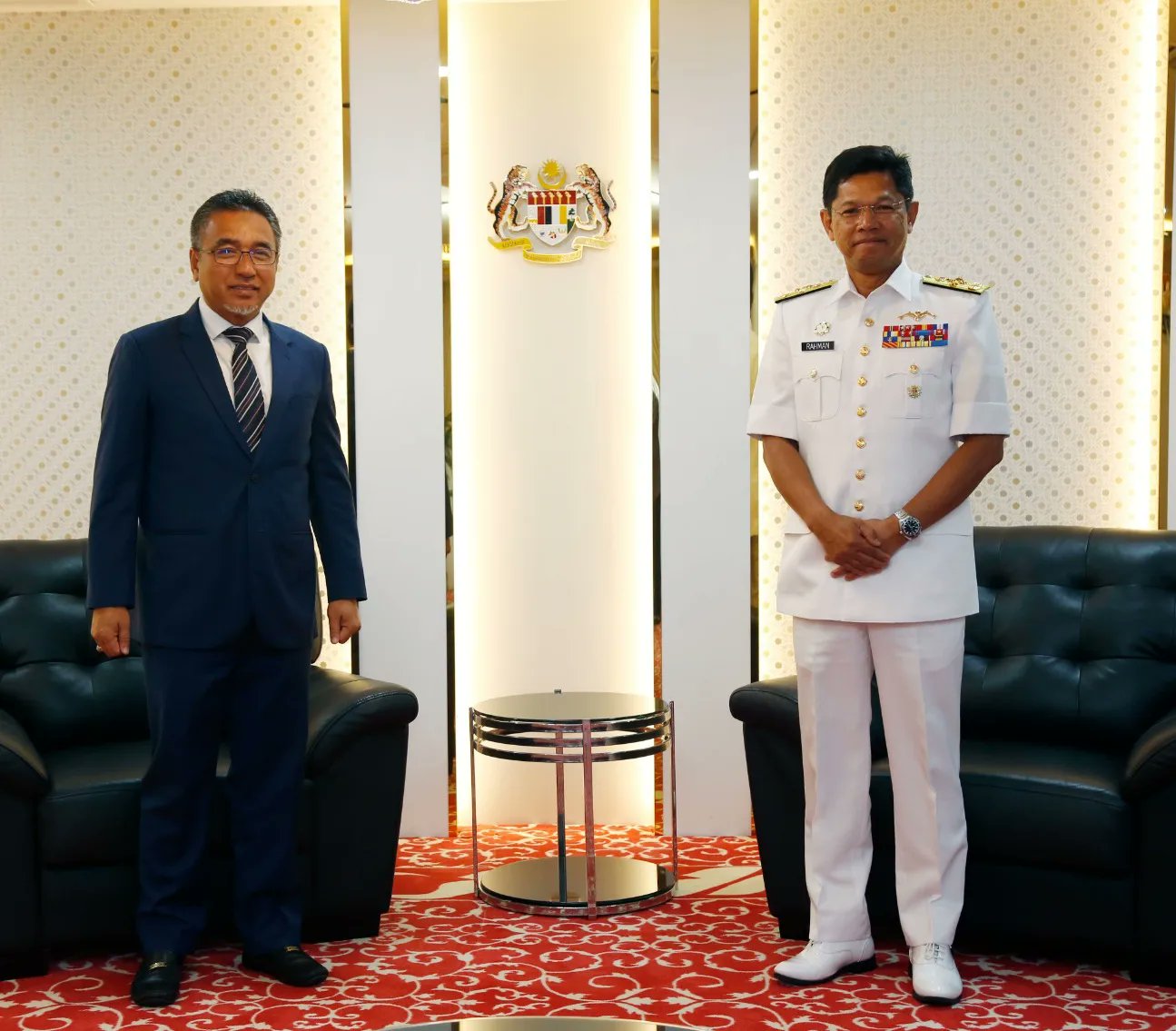 Royal Malaysian Navy on Twitter: "Laksamana Datuk Abdul Rahman bin Ayob turut menerima kunjungan ...