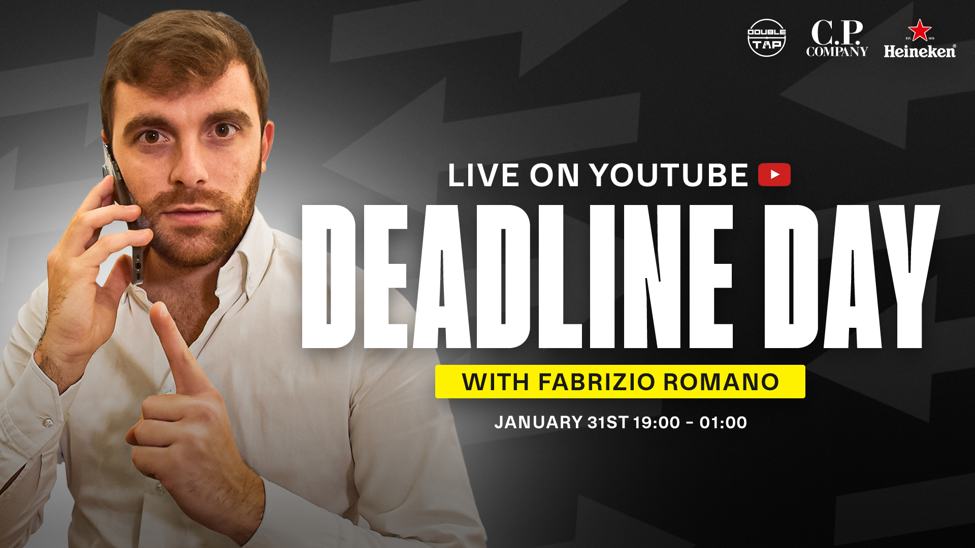 Home of Creators on Twitter: "🚨Understand @FabrizioRomano will host #DeadlineDay with ...