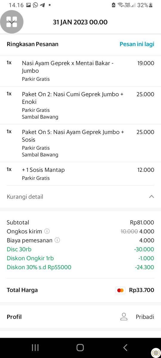 UNAIR MENFESS on Twitter: "-uner aku kan beli jodher 3, menunya kek gini, ada yg berpotensi basi ...