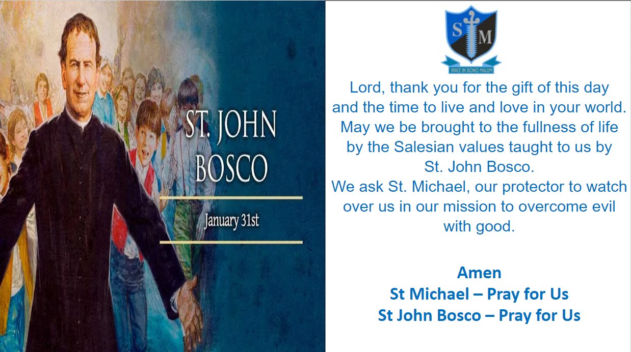 St Michael's College on Twitter: "Today is the feast day of St John Bosco, founder of the ...