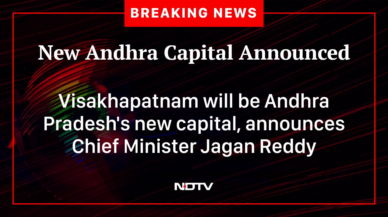 NDTV on Twitter: "#JaganReddy https://t.co/cyjjamwKCN" / Twitter