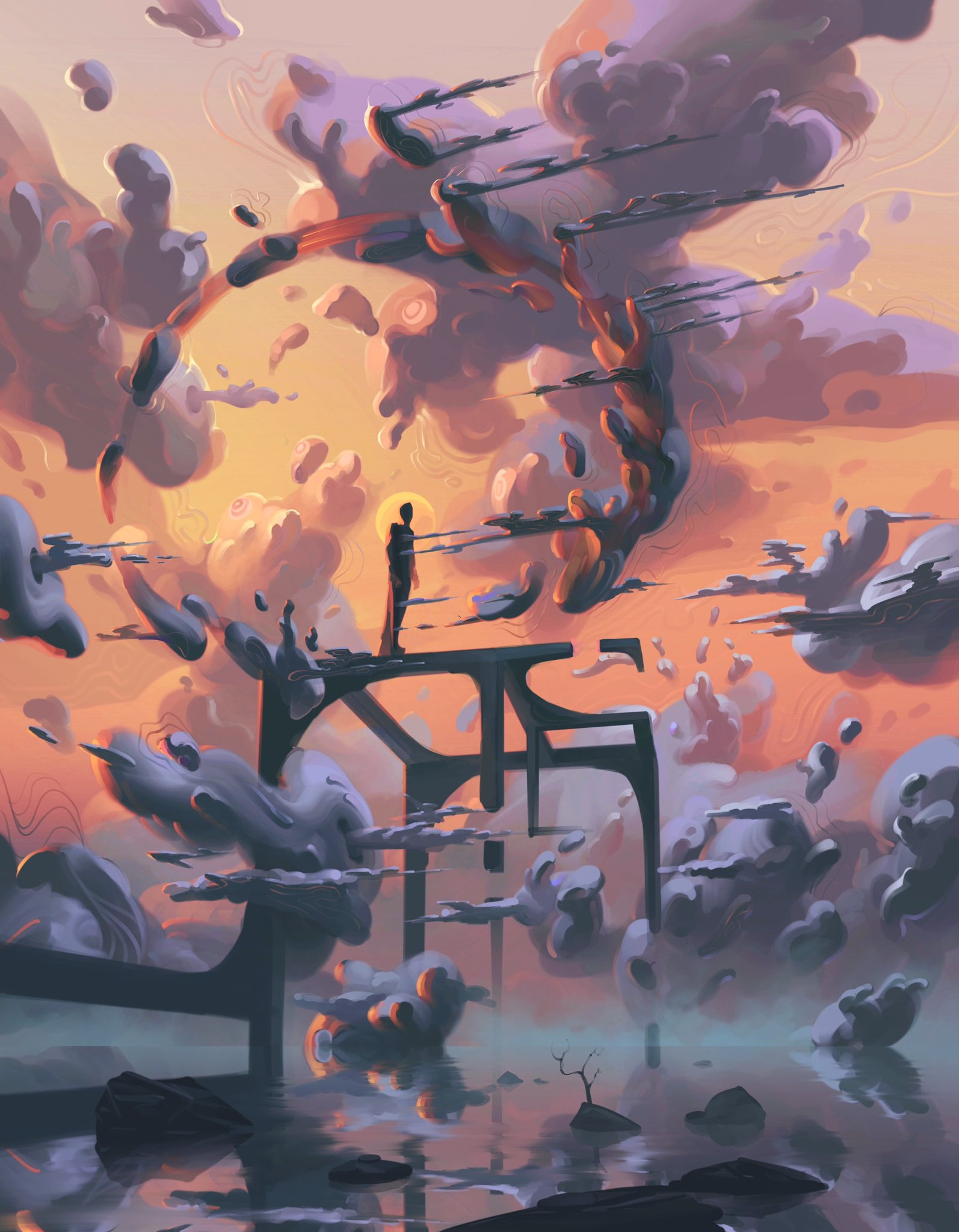 FedosArt on Twitter: "Gm frens! “Self Destruction” available at FND, reserve .555 eth link in ...