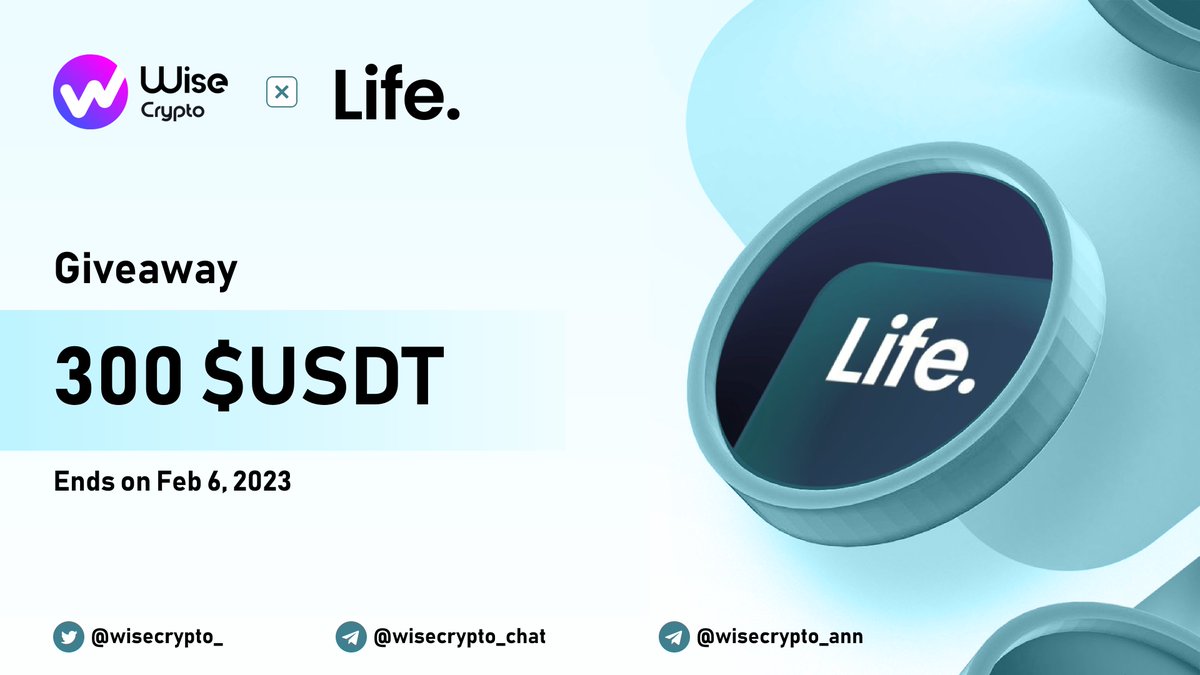 A L I. SHAHAB on Twitter: "RT @WiseCrypto_: 🥳 Wise Crypto X LIFE Giveaway 🏆Prize Pool - 300 ...