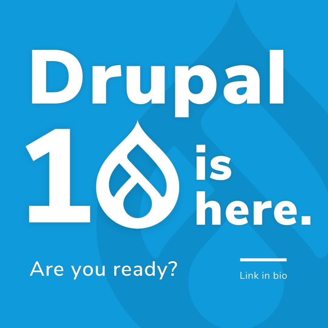 Eastern Standard on Twitter: "If you’re still operating on Drupal 8 or 9, you’re leaving a lot ...