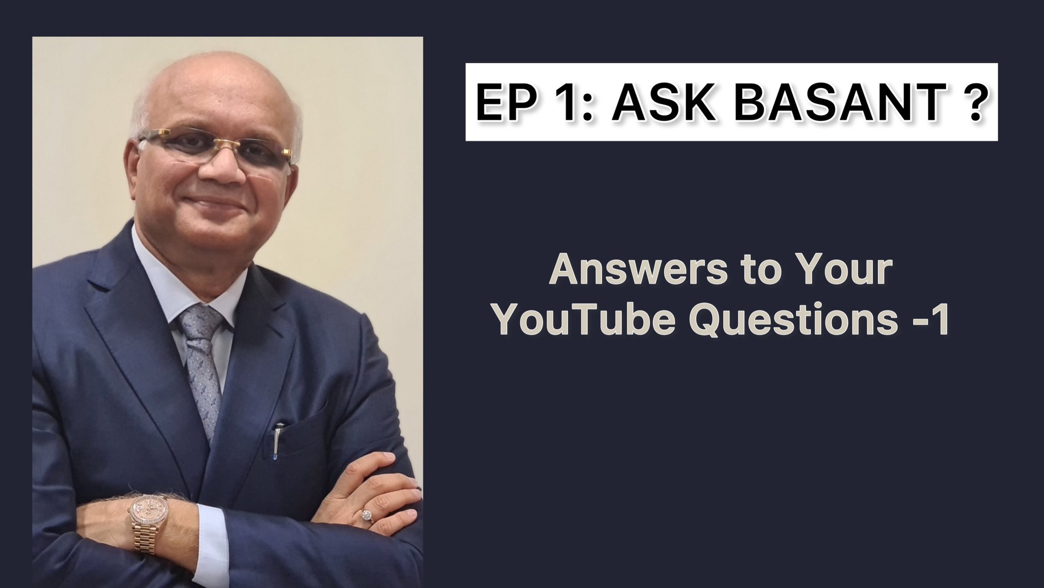 Basant Maheshwari on Twitter: "EP 1 : ASK BASANT in हिंदी। Starting a new playlist series where ...