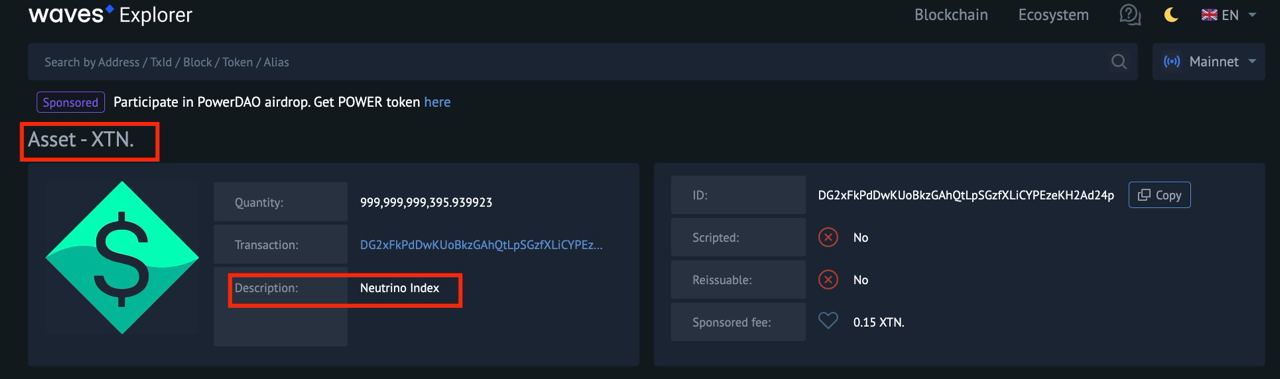 Sasha.waves on Twitter: "$USDN is phased out as a stable coin, asset name has been changed ...