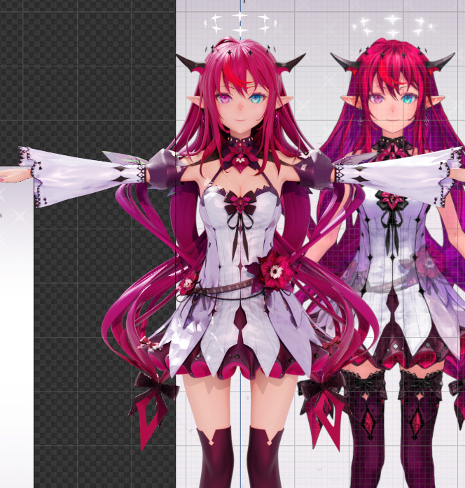 すねこすりすり_3DCG on Twitter: "#blender #b3d 今日のモデリング～ IRysは後下半身のみ😁 オリジナルは服デザイン悩み中😫 https://t.co ...