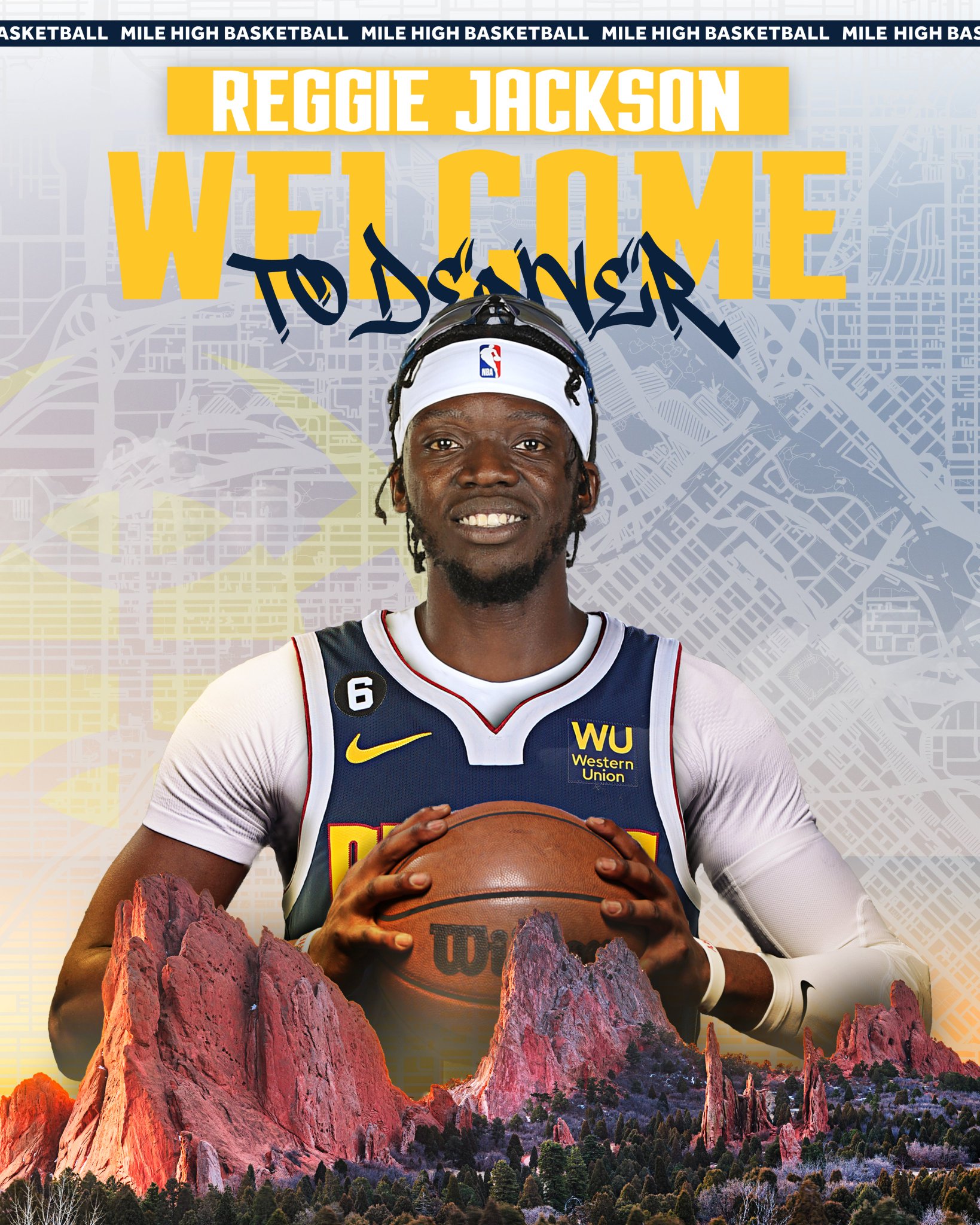 Denver Nuggets on Twitter: "Welcome back home, @Reggie_Jackson 🏔 https://t.co/khfQY5XrQj" / Twitter
