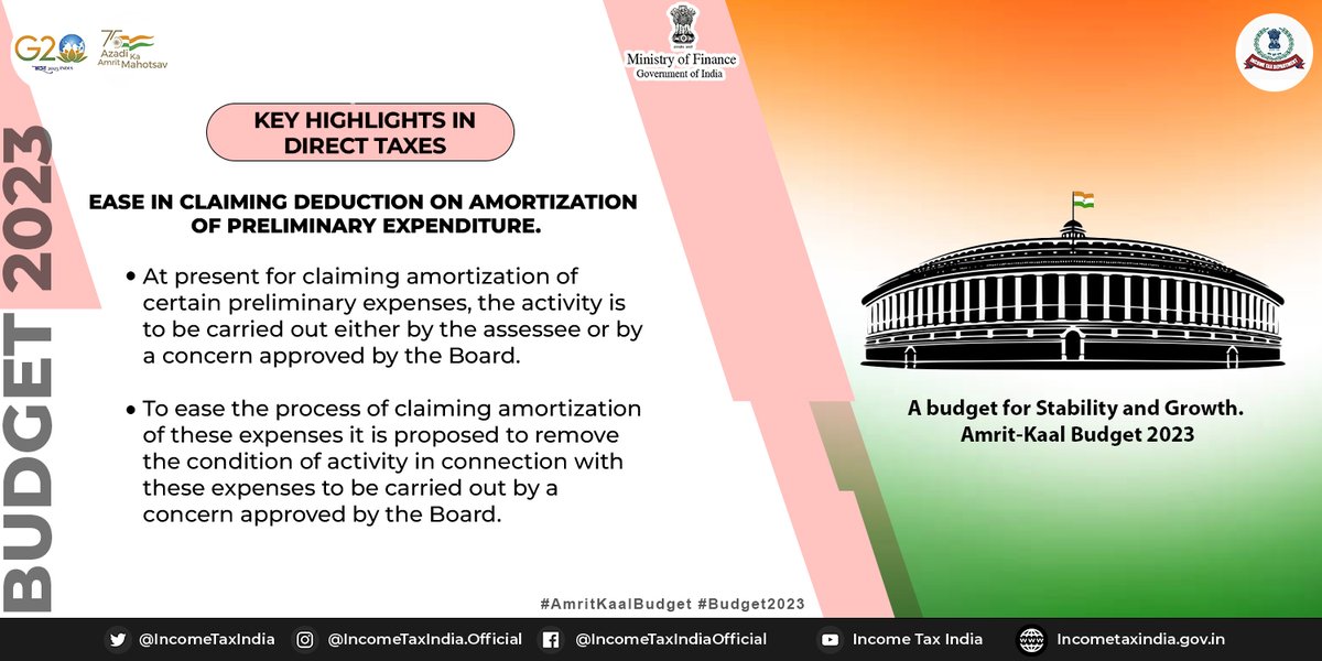 Income Tax India on Twitter: "Budget Highlights: Key Direct Tax proposals in #Budget2023. # ...