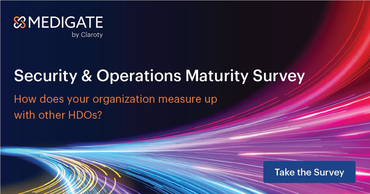 Medigate by Claroty on Twitter: "Gain valuable insight into your medical device security and ...