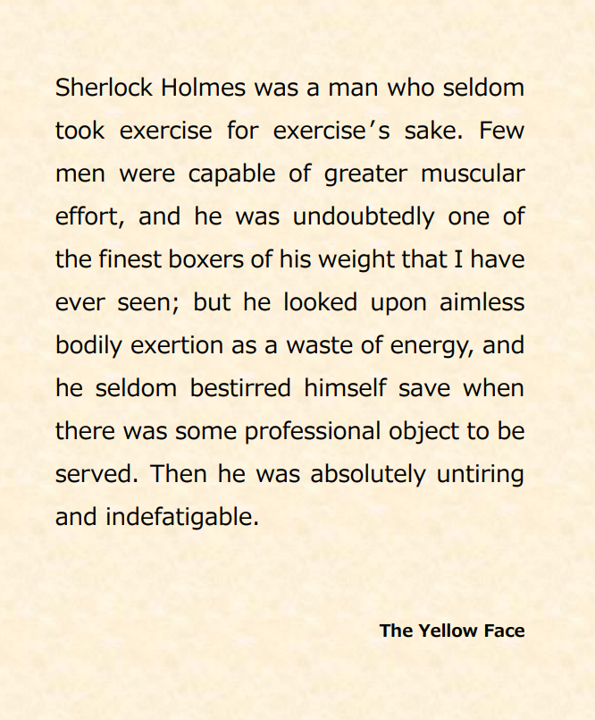 始まりの英文書写＜＆ホームズ英文書写＞ on Twitter: "#ホームズ英文書写 第16回 黄色い顔 The Yellow Face ...