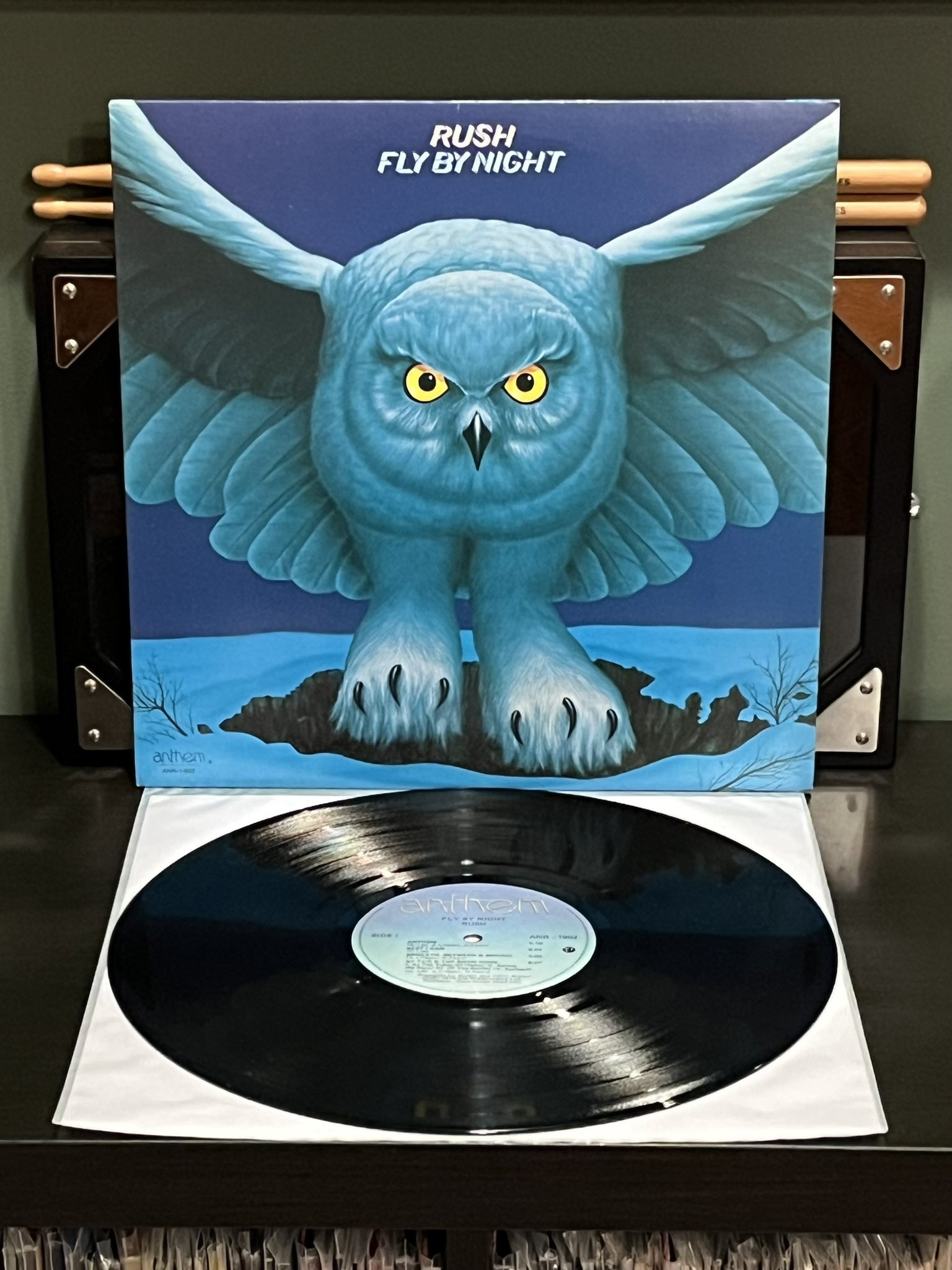 Rush Album Cover Fly By Night