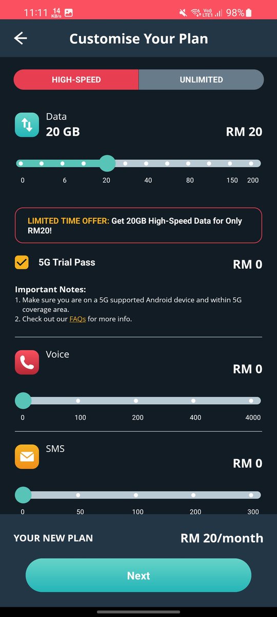 SoyaCincau on Twitter: "Yoodo has finally turned on 5G for its users. Just activate a plan with ...