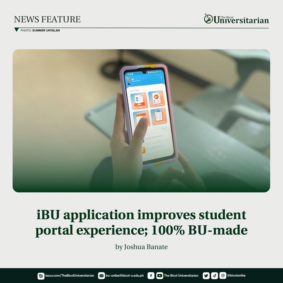 The Bicol Universitarian on Twitter: "“It is an application that we can call our own. So ...