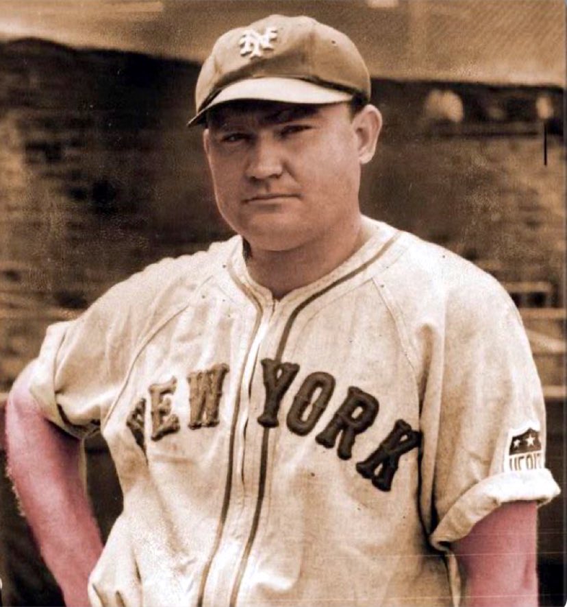 Johnny Mize says let’s play baseball. Stirrups Now! @uniformcritic