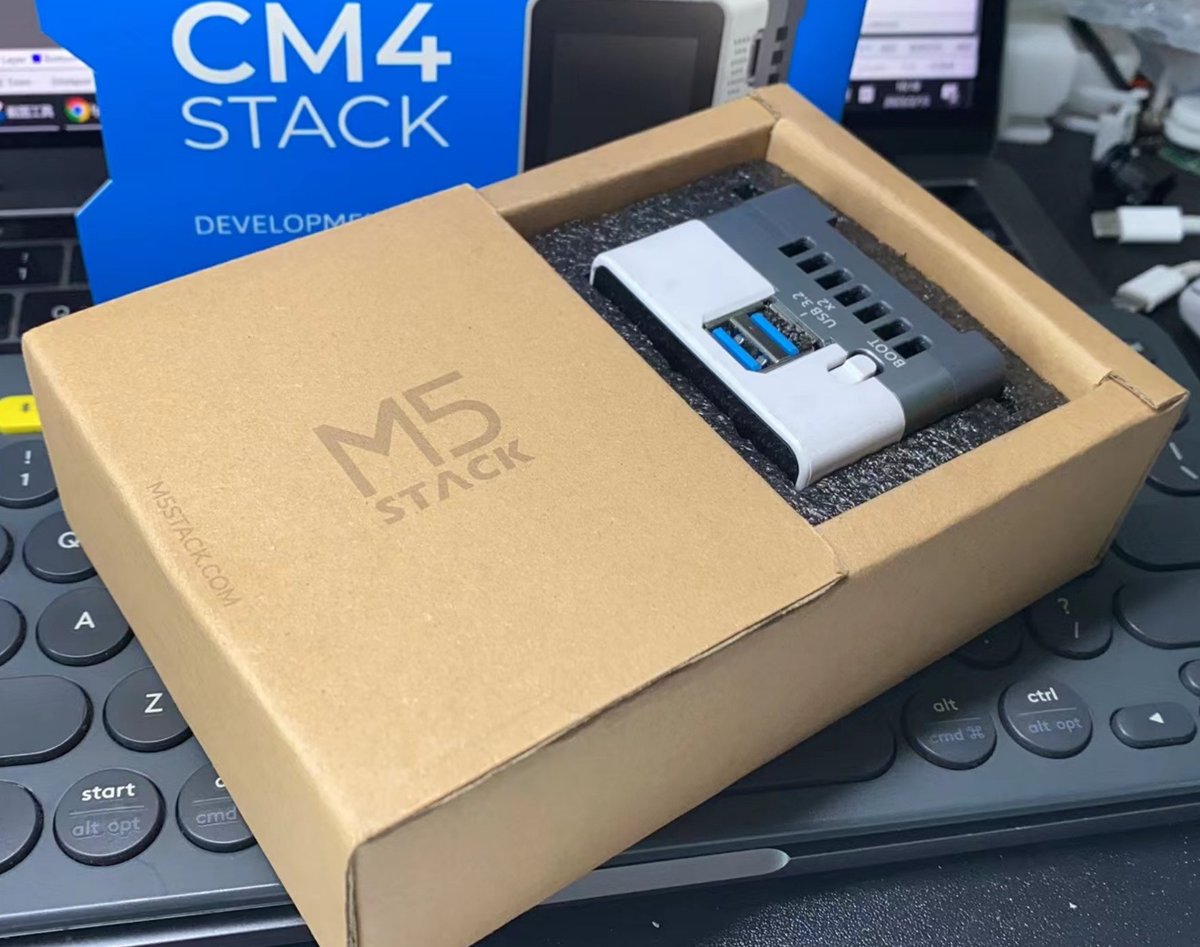 M5Stack on Twitter: "CM4Stack Box sample arrived."