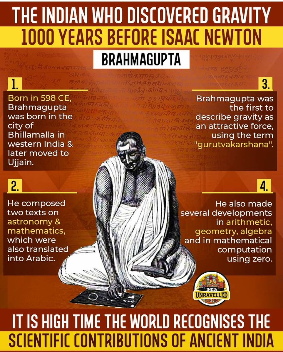 Mindhack.diva on Twitter: "Brahmagupta,the Indian forgotten scientist and mathematician from ...