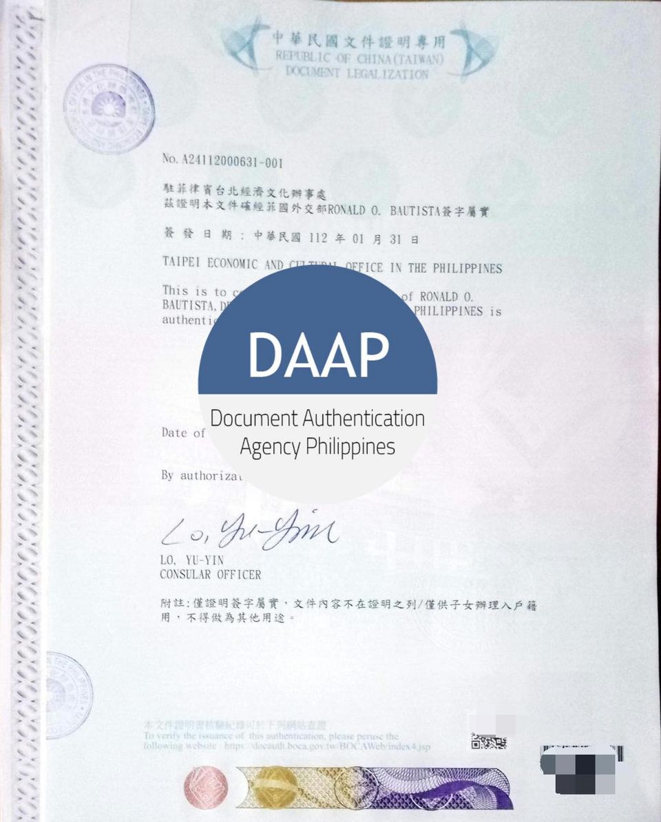 Apostille Certificate How To Authenticate Documents In Dfa Philippines