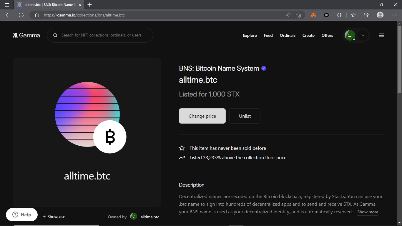sklytn on Twitter: "🏷️ alltime.btc 💰 1,000 $STX 🔗 https://t.co/cOudCPfjk1 BNS: Bitcoin Name ...