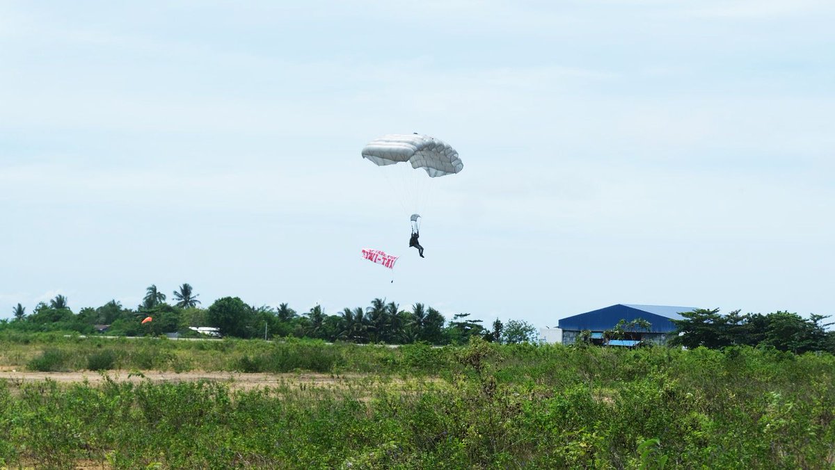 Airdrop and para-drop exercises aim to develop the capability ...