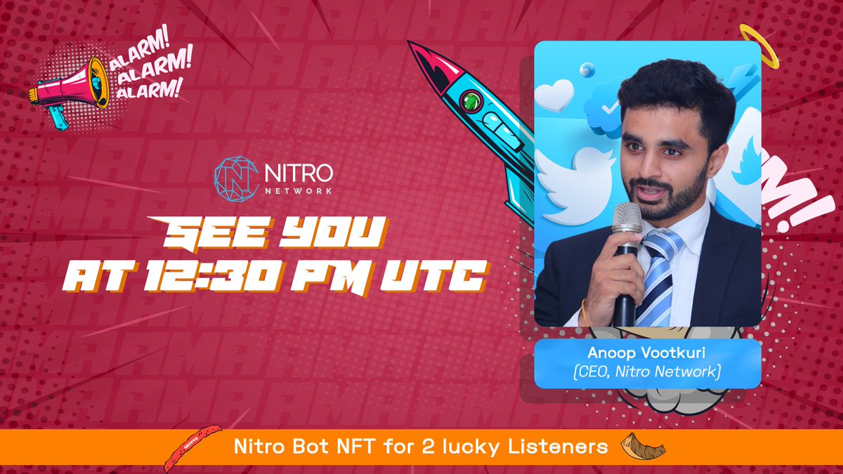 Nitro Network 🔺 on Twitter: "🔥🔥Get ready for an exciting AMA 🔥🔥 Tune in today at 12:30 PM UTC ...