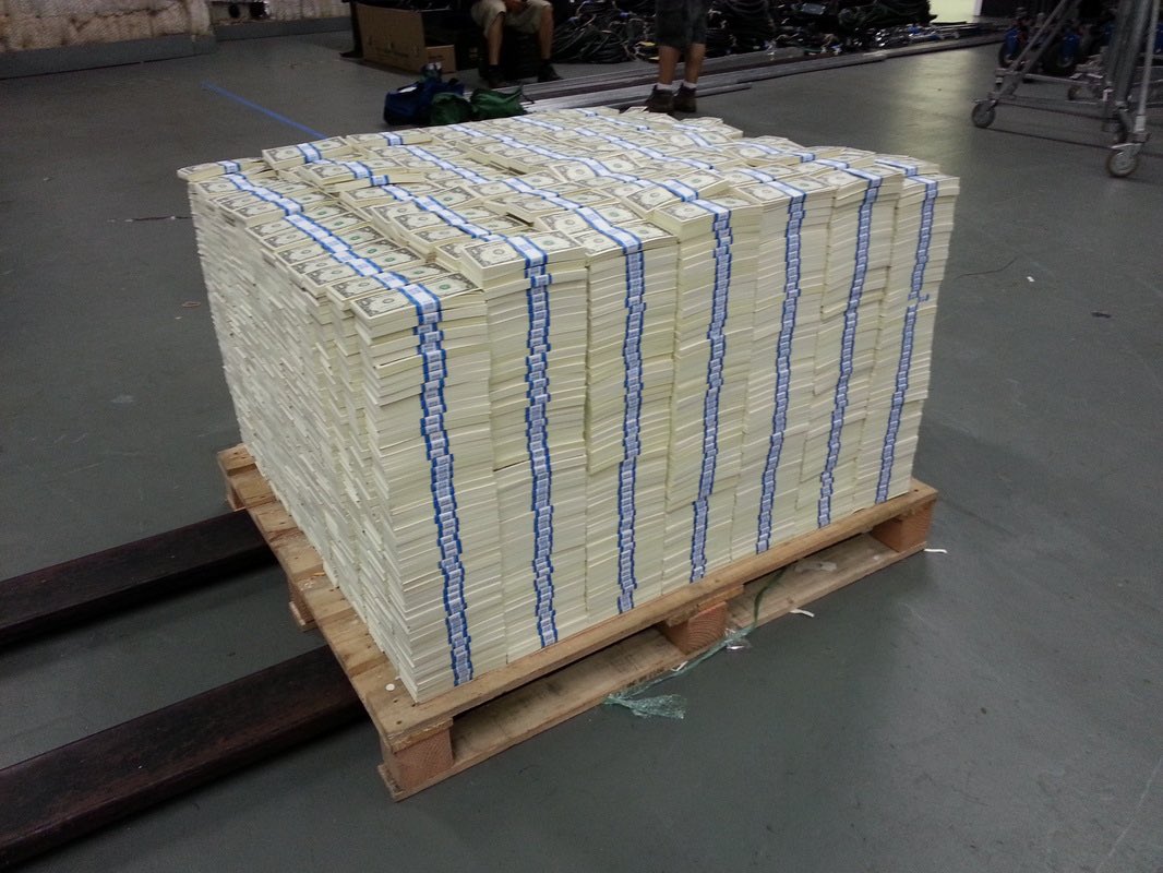 Billion Dollars In 100 Dollar Bills