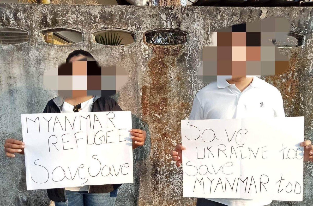 Mizzima News On Twitter မဲ‌ဆောက် ကုလသမဂ္ဂရုံးရှေ့တွင် ထိုင်းနိုင်ငံရောက် မြန်မာများဆန္ဒပြ