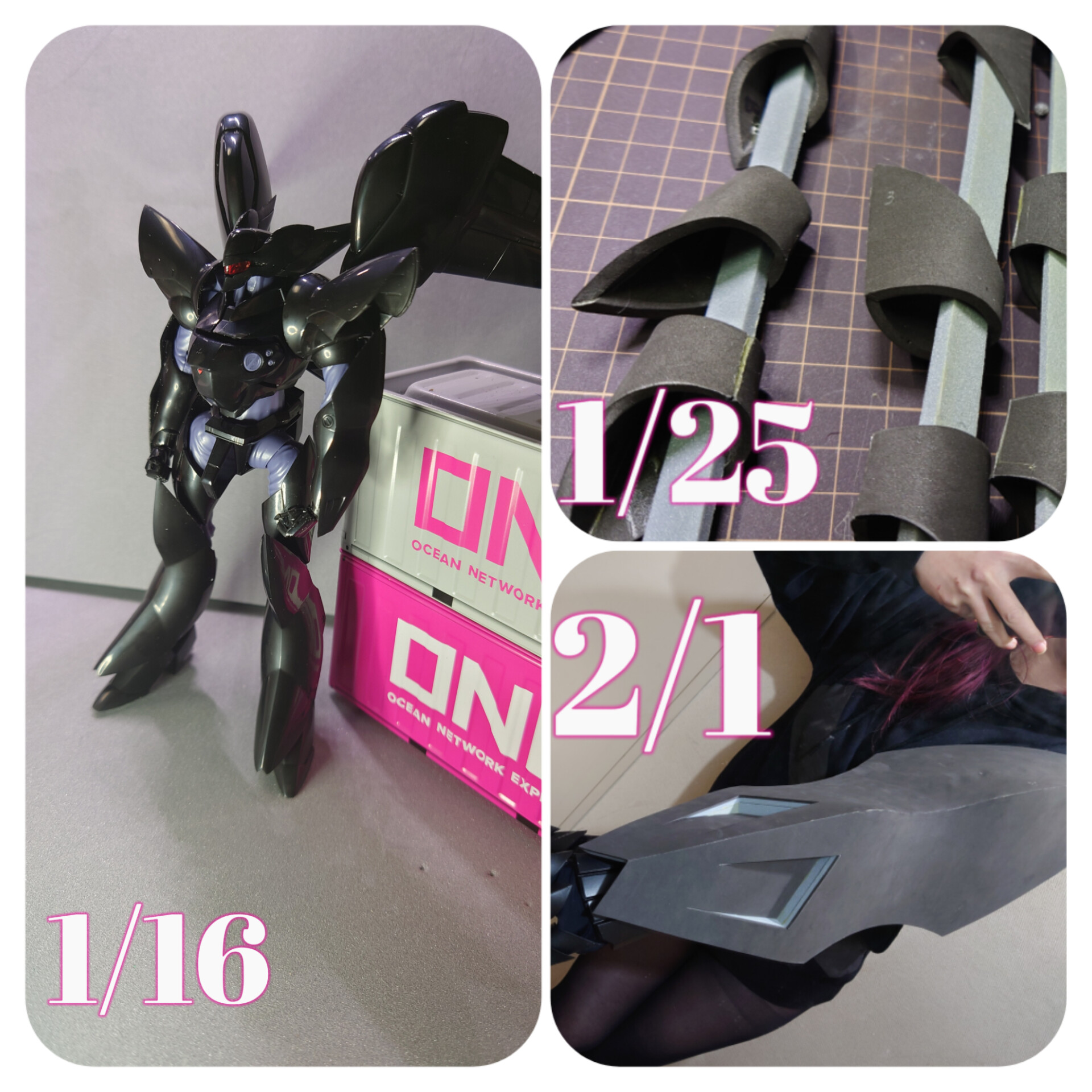 いちご@2/12WF TYPEJ-9グリフォン on Twitter: "パトレイバーのグリフォン 約1ヶ月で制作 時間全然足りず フライトユニット足回りなで肩は要改造💦もっと綺麗に作ります ...