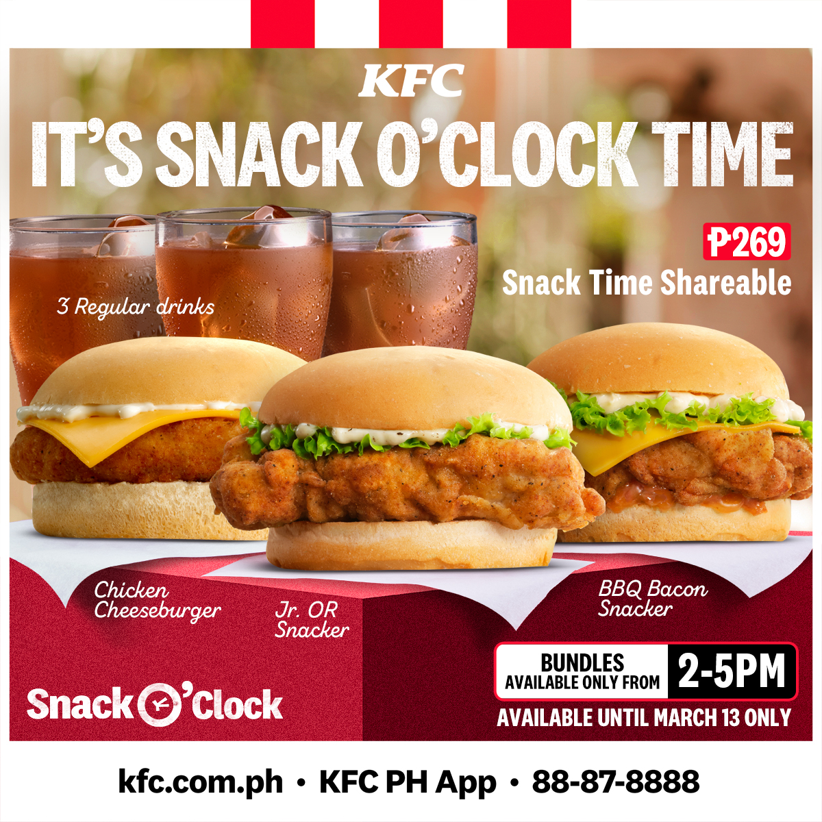 KFC Philippines on Twitter: "Time to shake up your afternoon with epic Snacktime Sharables! # ...